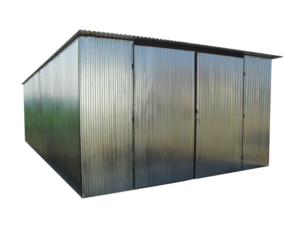 Garaj metalic 5m x 6m zincat - Garajedintabla.ro