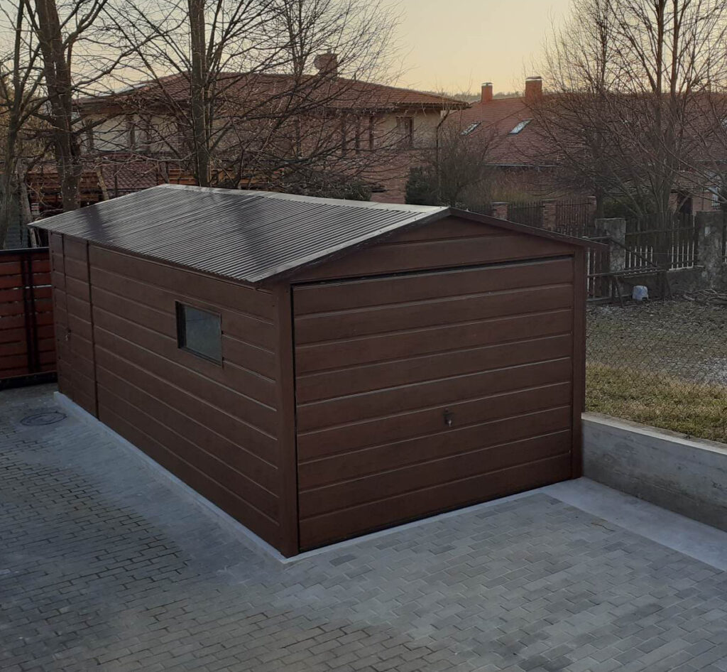 Garaj metalic 3m x 6m - MODERN - Garajedintabla.ro