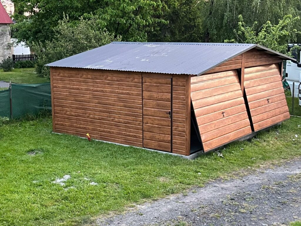 Garaj metalic 6 x 5,5m MODERN - Garajedintabla.ro