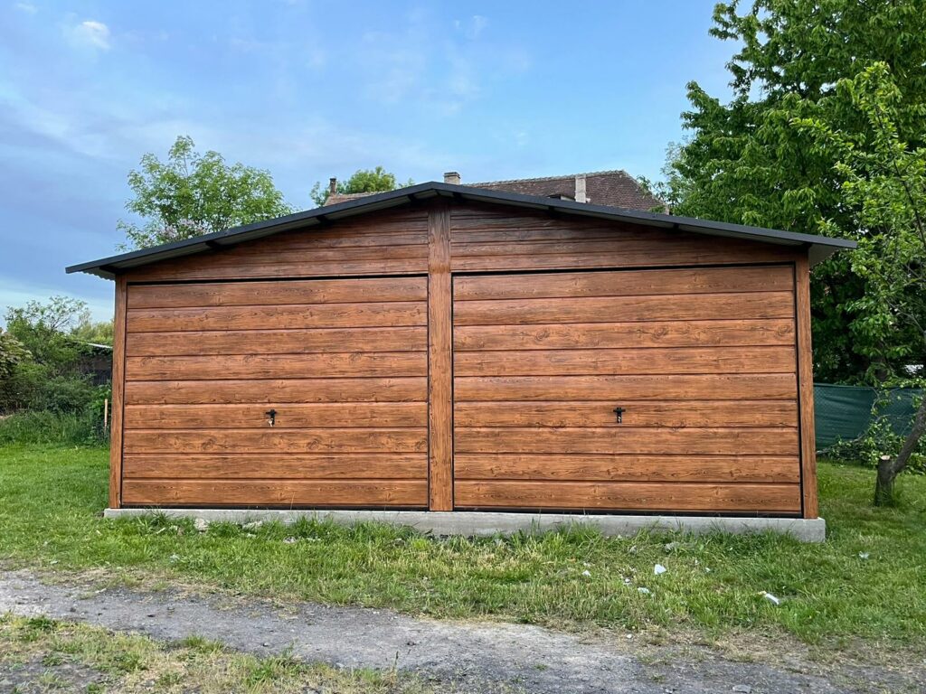 Garaj metalic 6 x 5,5m MODERN - Garajedintabla.ro